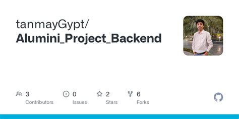 GitHub TanmayGypt Alumini Project Backend