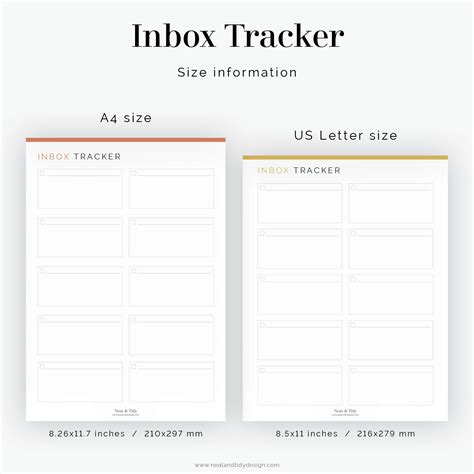 Inbox Tracker Fillable Printable Pdf Task Manager Brain Dump
