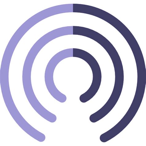 Airdrop Basic Rounded Flat icon