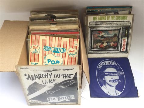 A Collection Of Punk And Post Punk 7inch Singles By Various Artists