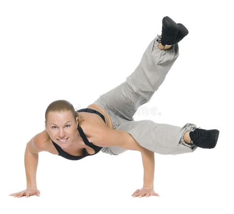 Young Girl Bending Stock Image Image Of Ability Female 145927