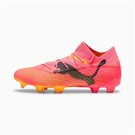 Future 7 Ultimate Fg Ag Mens Football Boots Sunset Glow Puma Black