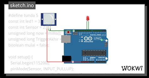 Pendeteksi Area Wokwi Esp32 Stm32 Arduino Simulator