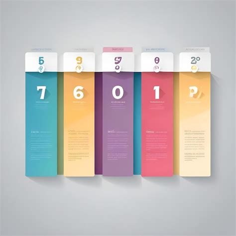 Plantilla De Infografía Creativa Imagen Premium Generada Con Ia