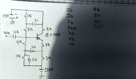 SOLVED Obtain DC Bias Voltages And Currents As Well As Voltage Gain And Input And Output