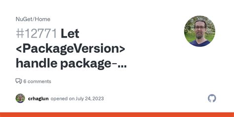 Let Handle Package Specific Warning Suppression · Issue 12771 · Nuget
