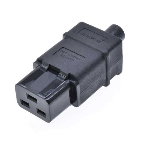 Iec C19 Wiring Power Connector 16a Female Detachable