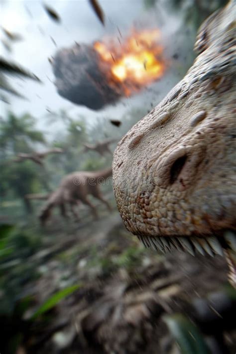 Extinction Event The Dramatic Fall Of An Asteroid And Its Fragments