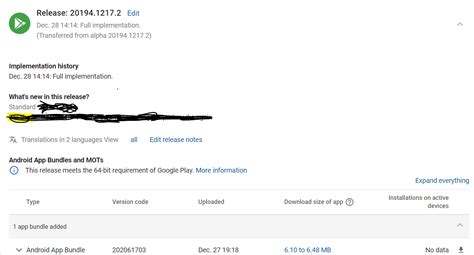 Android App Updates Not Showing In The Google Play Store Stack Overflow