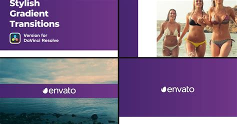 Stylish Gradient Transitions Davinci Resolve Elements Ft Abstract