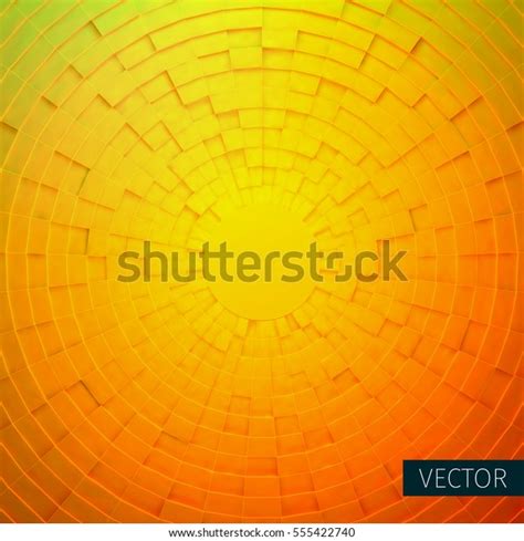 Radial Vector Ornament Angular Grid 3d Stock Vector Royalty Free 555422740