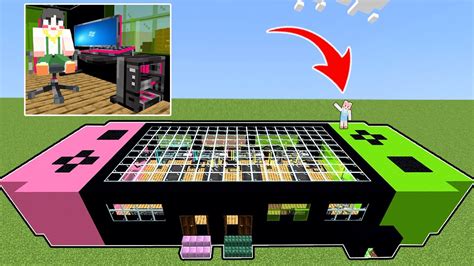 거대 닌텐도 집 안에 Pc방을 만들어요 마크 집 만들기 4화 도리수니 Youtube