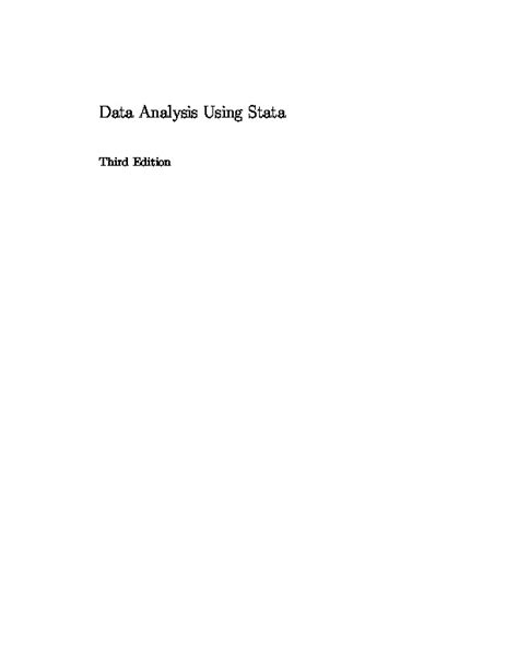 data analysis using stata third edition [pdf] [1dkibddsto9o]