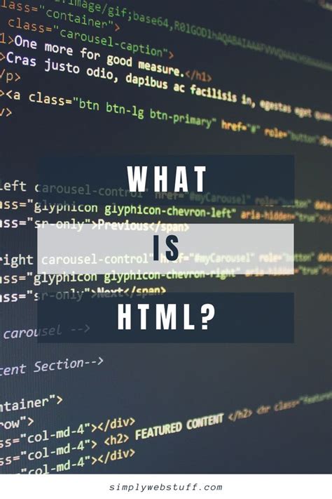 Html Stands For Hyper Text Markup Language Which Is Used For Creating Web Pages And Web