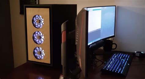 DIY PC Case Features Interchangeable Kinetic Front Panels Arduino Blog