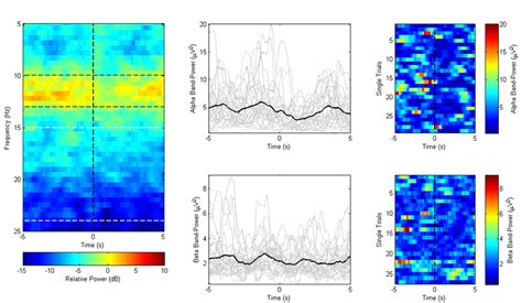12 Eeg Data Of Subject 9 Visualization Of Mean Spectrogram Mu And