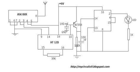 Simple Rf Remote Control Circuit