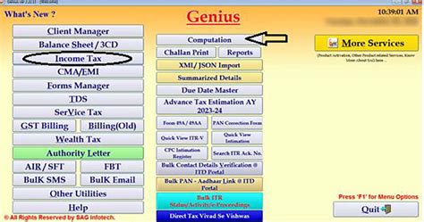 How To Use Genius Tax Software For Computation Deductions
