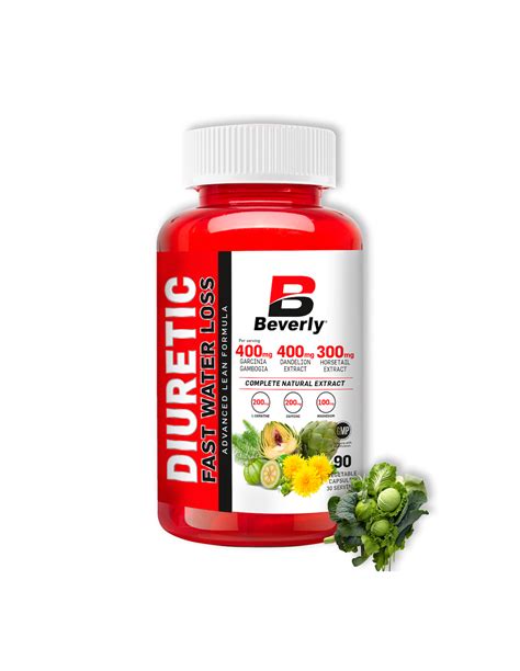 Diuretic Fast Water Loss 90 Vegan Caps