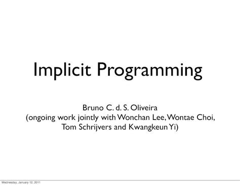 Pdf Implicit Programmingrosaecsnuackrmeetfile20110107npdf