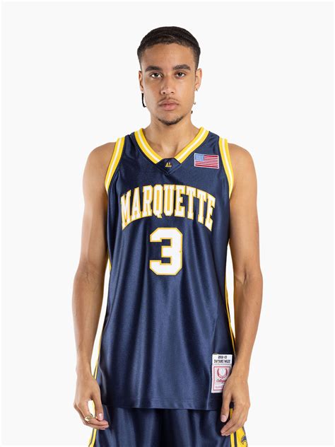 Dwyane Wade 02 03 Marquette Authentic Jersey Mitchell And Ness
