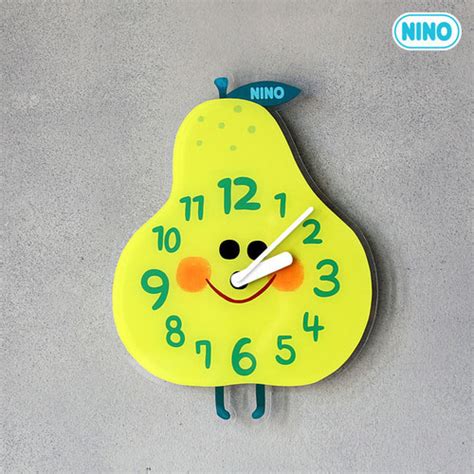 무소음 아크릴 벽시계 서양배 대 칭찬나라큰나라