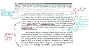 AP LANG U ANCHOR TEXT ANNOTATION GUIDE By MrsMax TPT