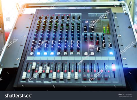 Power Mixersound Mixer Controller Control Roomsound Stock Photo Shutterstock