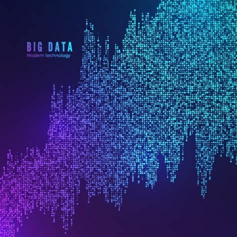 Big Data Sorting Information Analytics Algorithms Vector Image