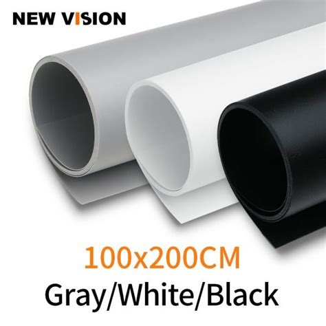 사진 비디오 촬영 스튜디오용 방수 Pvc 종이 블랙 화이트 그레이 100cm X 200cm 티몬