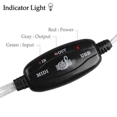Kabel Midi To Usb Keyboard Kabel Konverter Usb Midi Converter Main Olah Musik Dari Pc To Music
