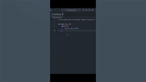 Calculate The Gcd Python Pythonprogrammingcodinglearnpython Pythonforbeginners Youtube
