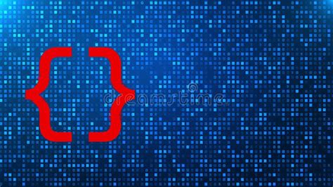 programming code icon made with binary code loop animation programming