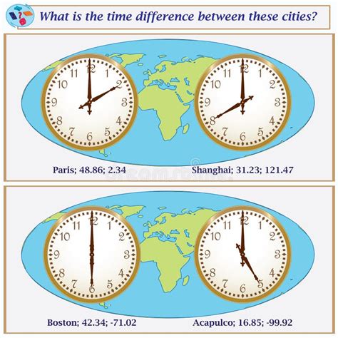 Time Difference Stock Illustrations 1501 Time Difference Stock