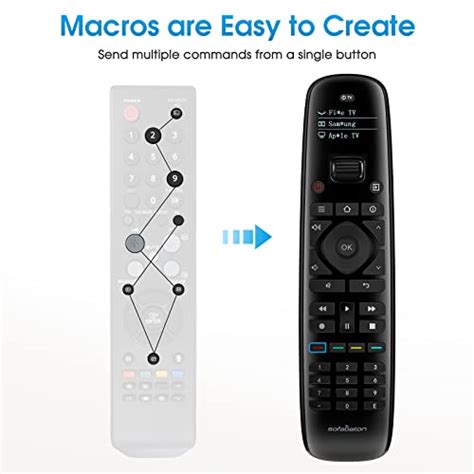 Sofabaton U2 Universal Remote With Smartphone App Long Range Infrared