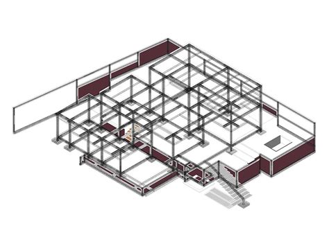 3d Structural Bim Model Autodesk Revit Upwork