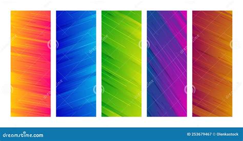 Dynamic Background With Diagonal Lines Stock Vector Illustration Of Modern Color 253679467