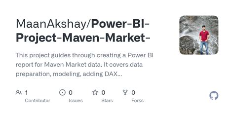 Github Maanakshay Power Bi Project Maven Market This Project Guides Through Creating A Power