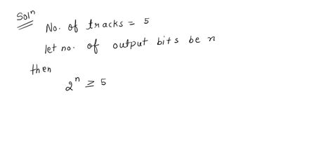 Solved Question 7 1 Point An Absolute Optical Encoder Has 4 Rings On