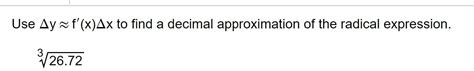 solved use ayf x ax to find a decimal approximation of the