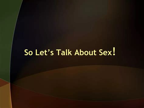 Sexuality Ppt