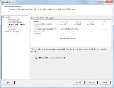 Add Hard Disk And Datastore To Server VMware ESXi Shaan S Blog
