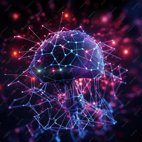 Premium Ai Image Artificial Intelligence Brain Illustration Neural Connections Network