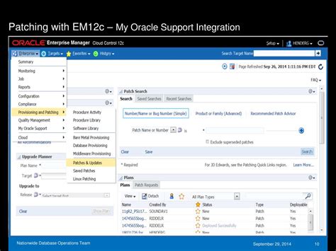 Ppt Database Software Currency Using Em 12c Provisioning And Patching
