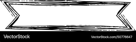 Ribbon Banner Abstract Rectangle Label Frame Vector Image