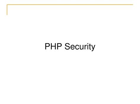 Ppt Php Security Powerpoint Presentation Free Download Id8736194