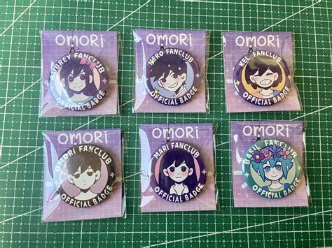 Omori Fanclub Button Pin Etsy