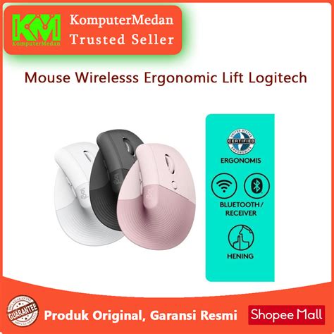 Jual Mouse Wirelesss Ergonomic Lift Logitech Shopee Indonesia