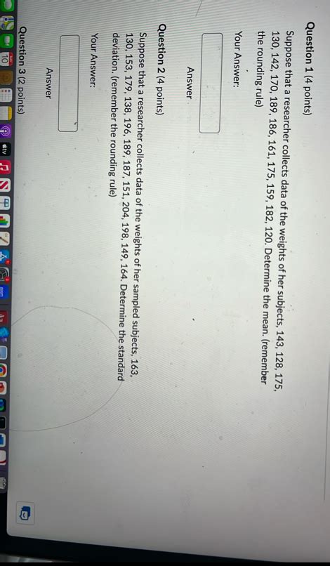 solved question 1 4 ﻿points suppose that a researcher
