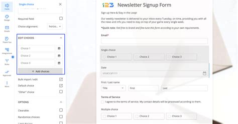 How To Use Images As Choices Formbuilder Help